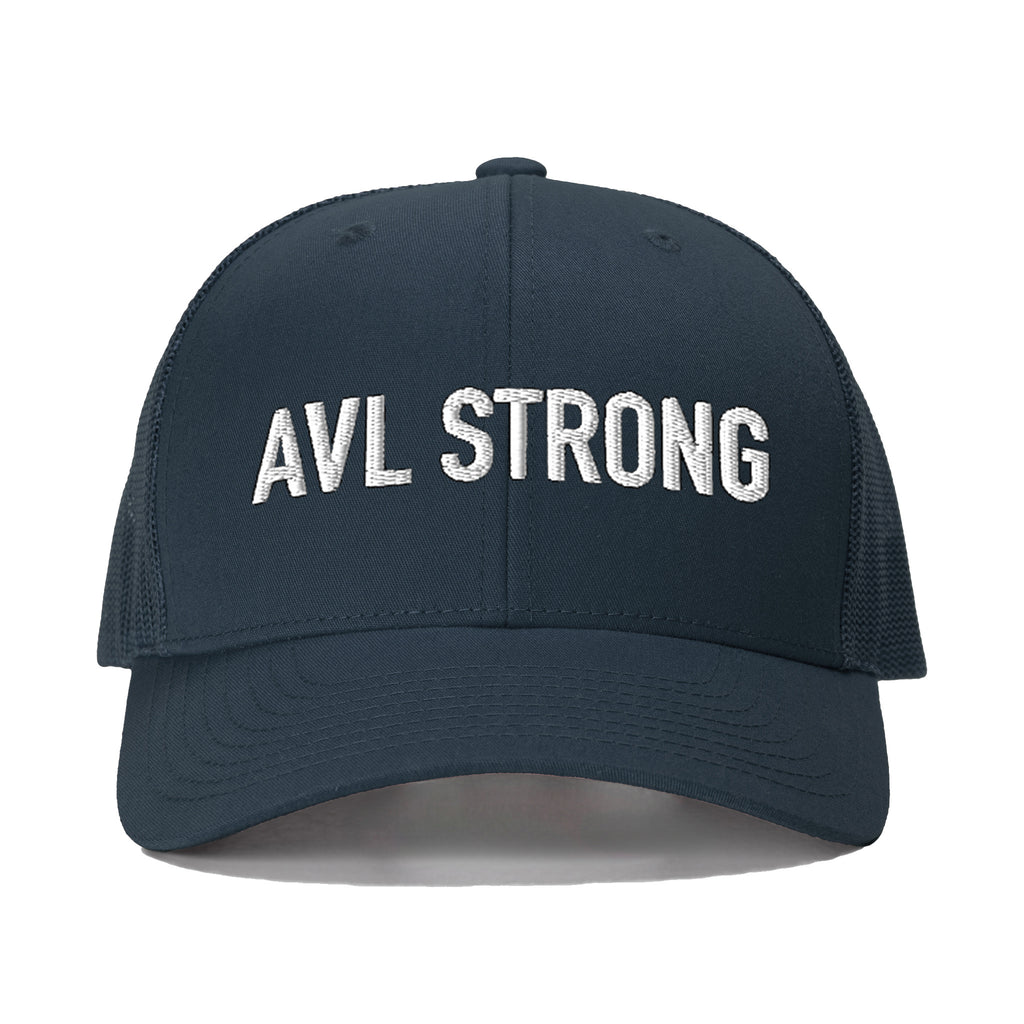 AVL Strong Hat – Plum Print