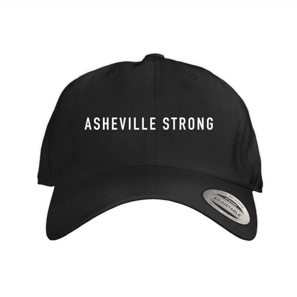 Asheville Strong Hat – Plum Print