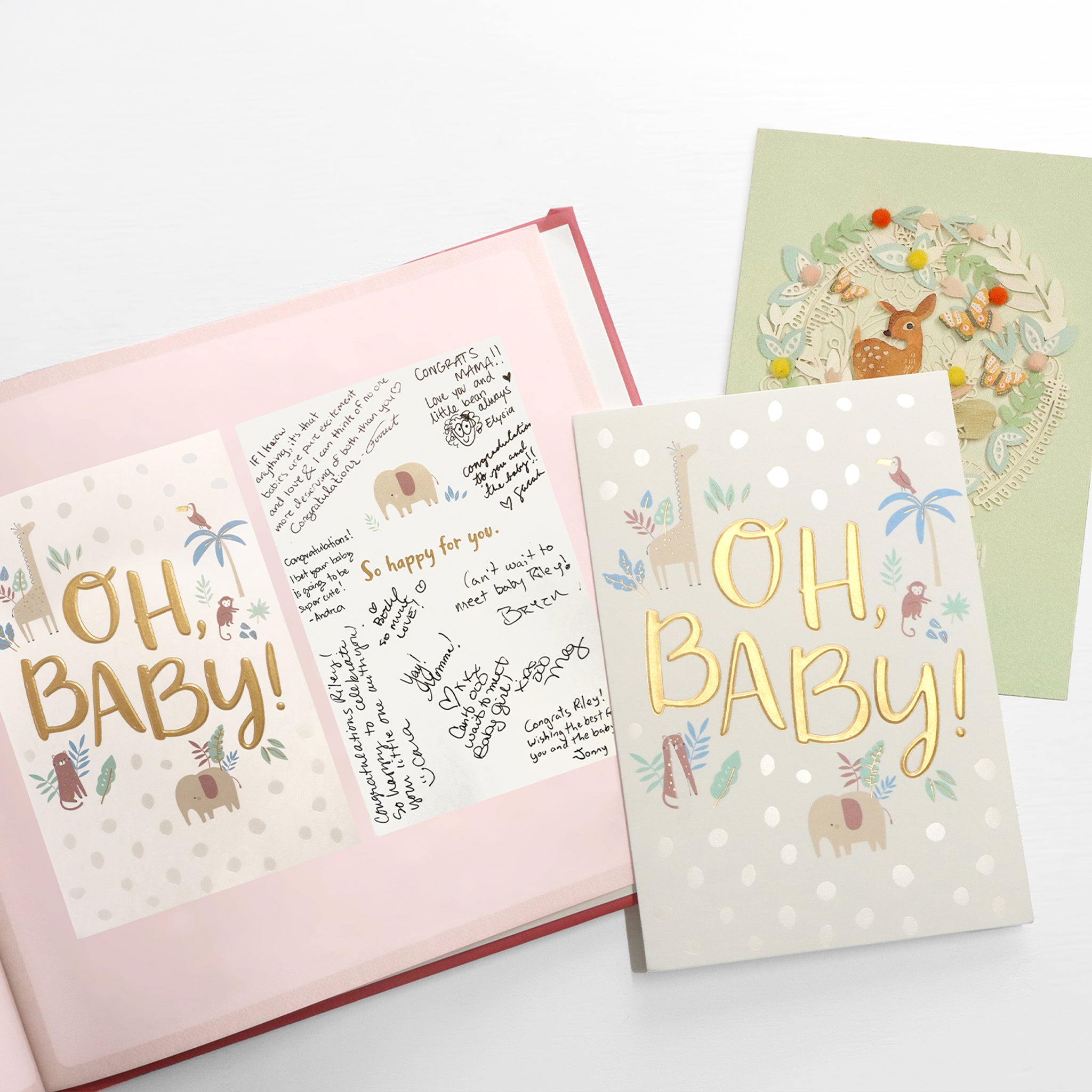 Card Book Deposit – Plum Print