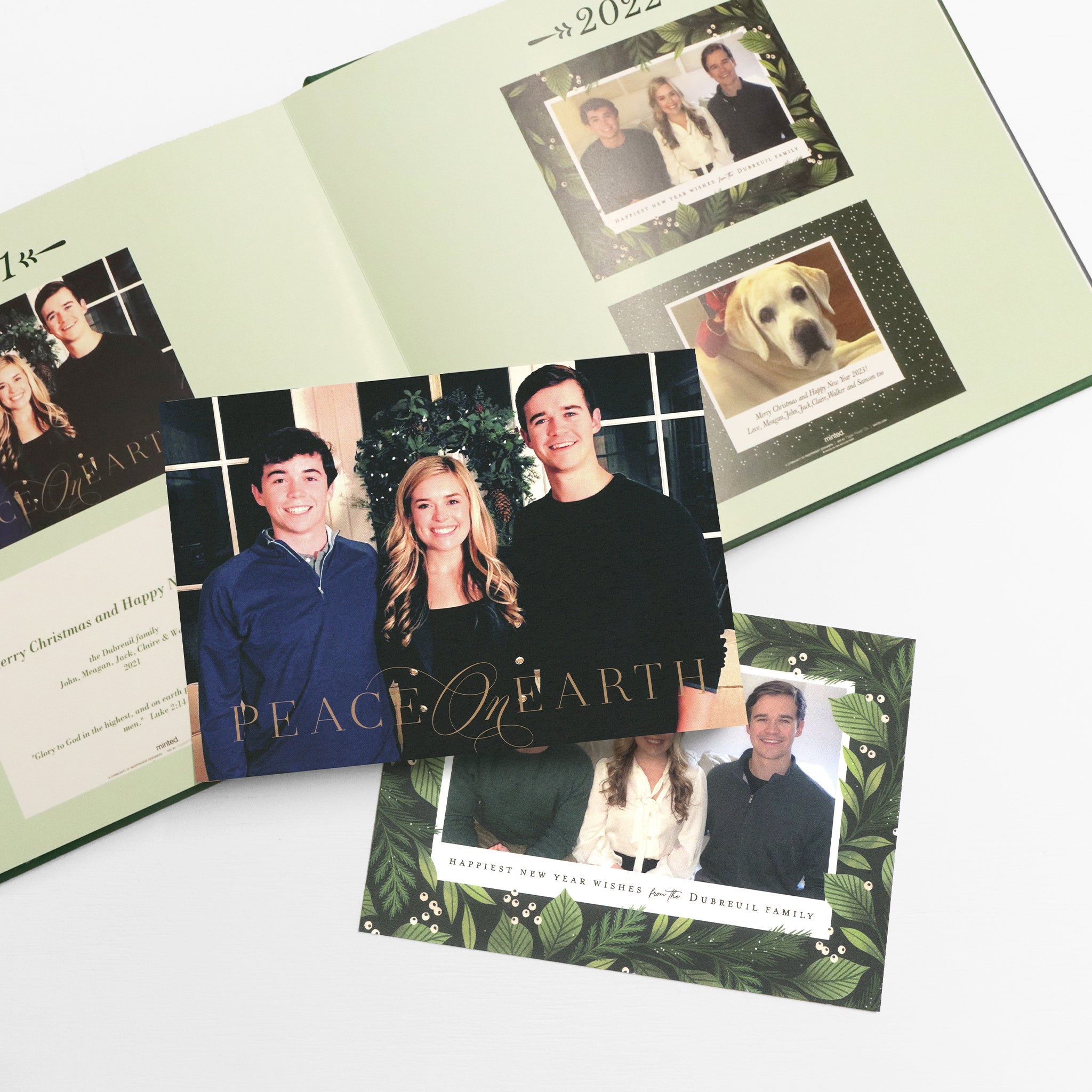 Card Book Deposit – Plum Print