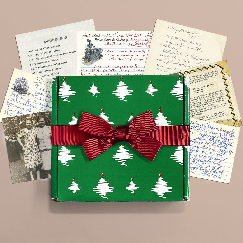 Recipe Book Gift Box – Plum Print